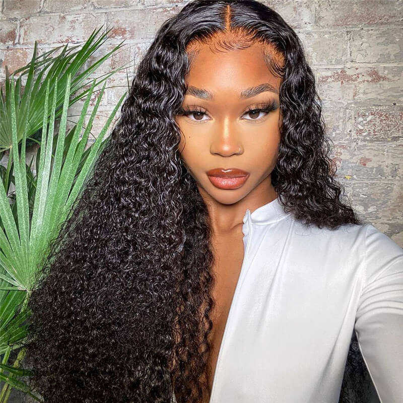 Natural Curly Hair Closure Wigs 6x6 Closure Human Hair Wigs -Asteriahair