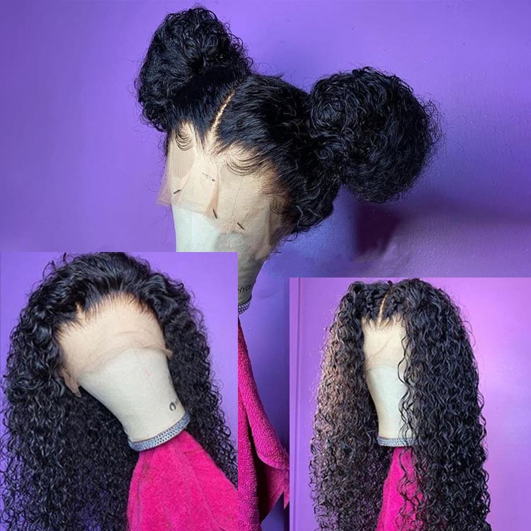 Virgin Human Hair Natural Wave Full Lace Wigs 180% Density -Asteriahair