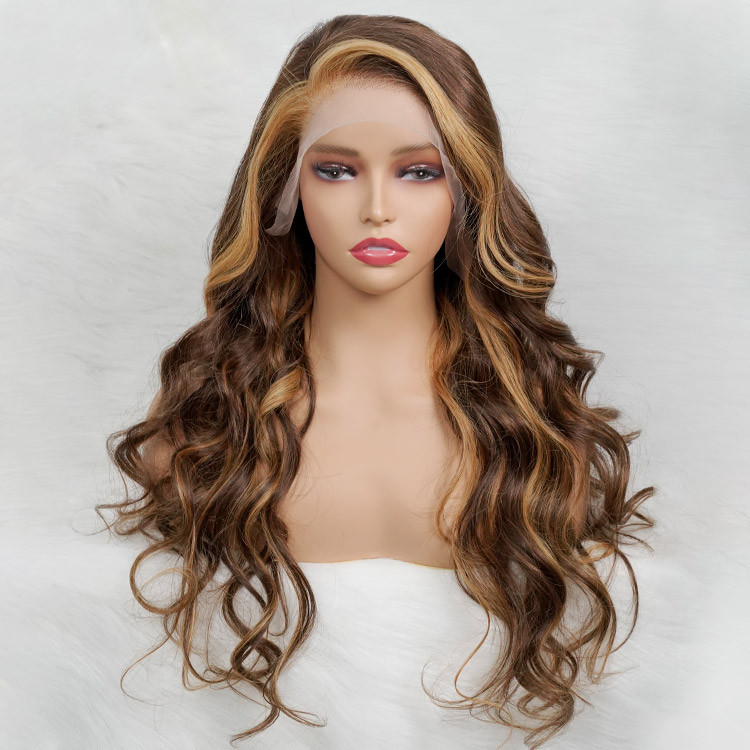Side Part Highlight Lace Front Wig -Asteriahair