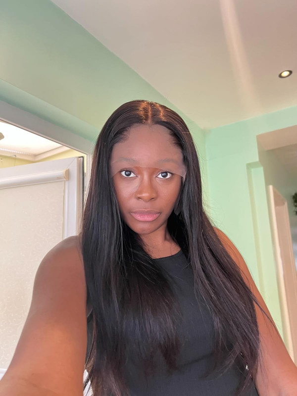 M Hairline 6x8 Lace Closure Straight Wig With Drawstring | Ready To Go ...