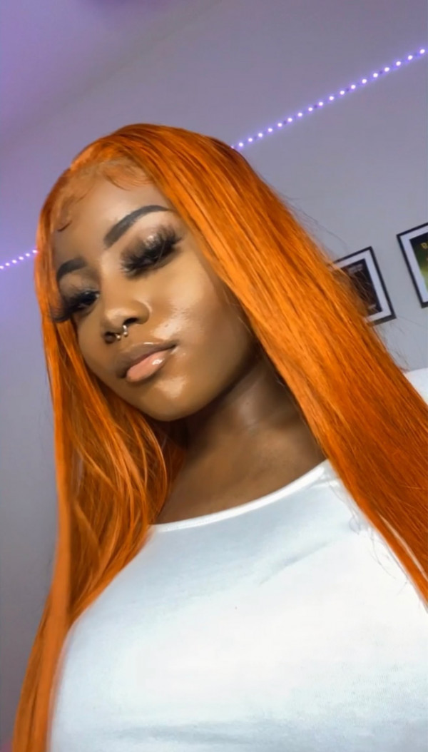 Ginger Lace Front Wig Human Hair Glueless Wigs -Asteriahair